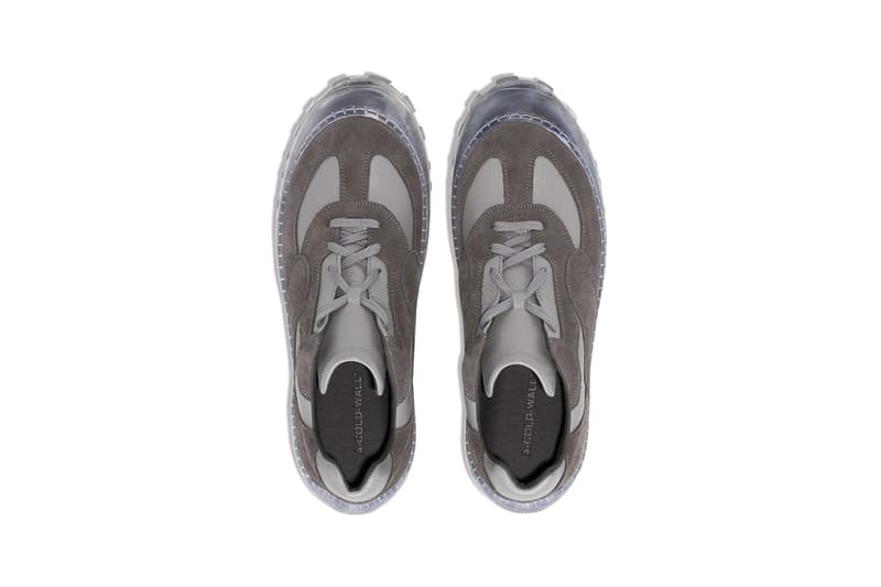 A-COLD-WALL* Grey Leather Paneled Low Top Sneakers | HYPEBEAST