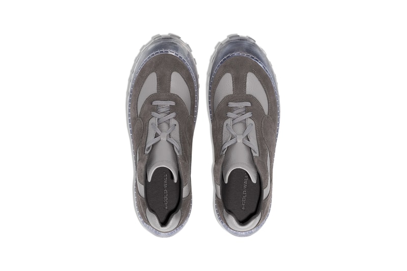 A-COLD-WALL* Grey Leather Paneled Low Top Sneakers | Hypebeast