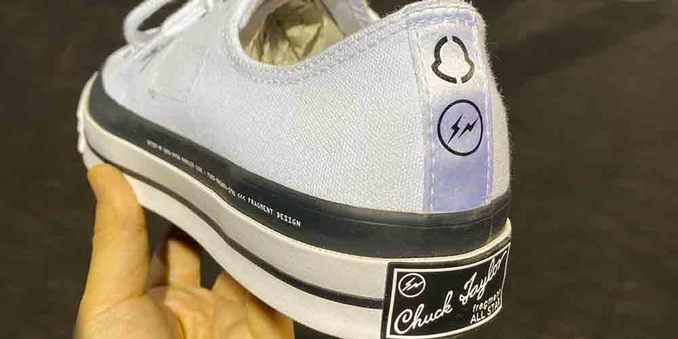 Tonal White 7 MONCLER FRAGMENT HIROSHI FUJIWARA Converse | HYPEBEAST