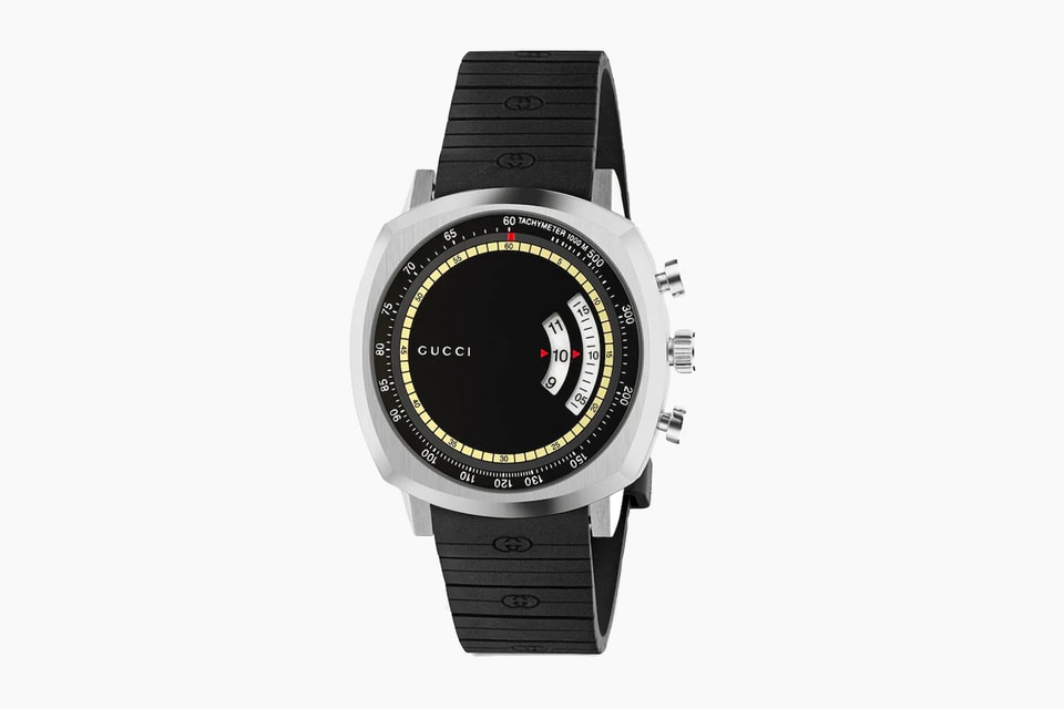 Gucci GG Grip Rubber Strap Watch Release 2020 | Drops | Hypebeast