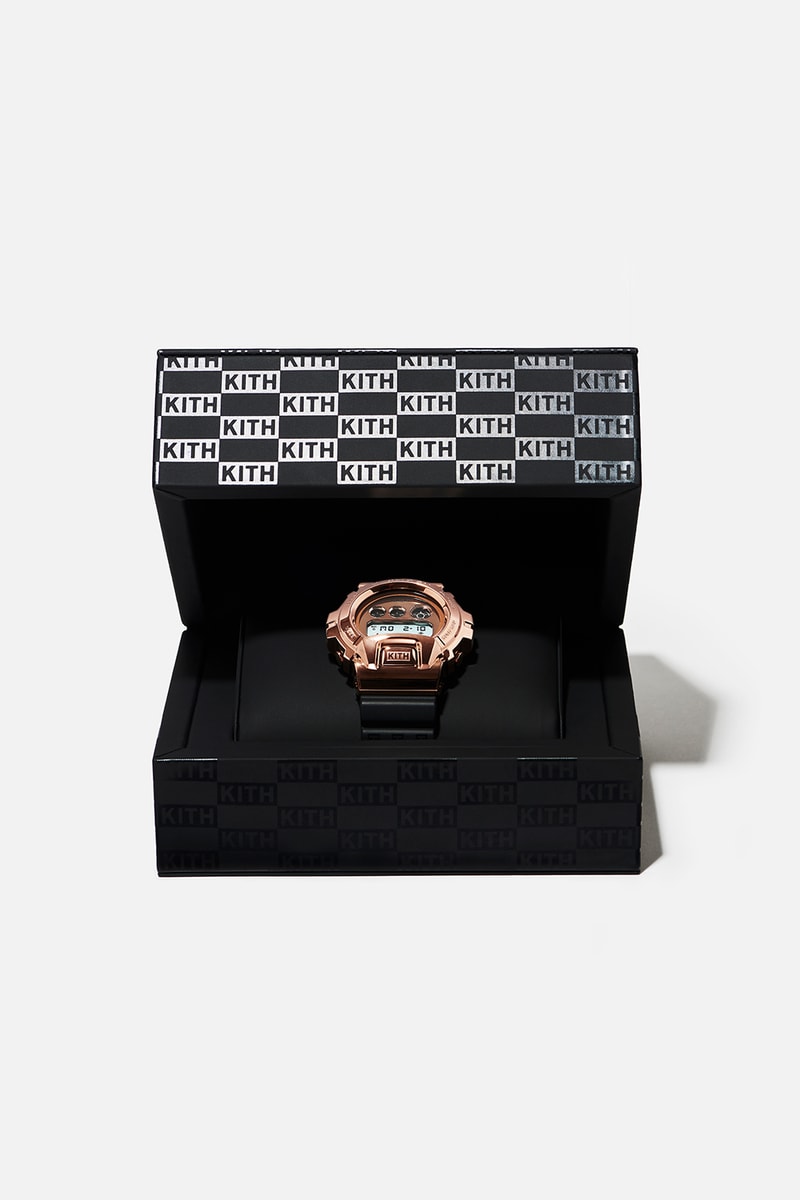 KITH and G-SHOCK Upgrade the GM-6900 Watch in Rose Gold | Hypebeast