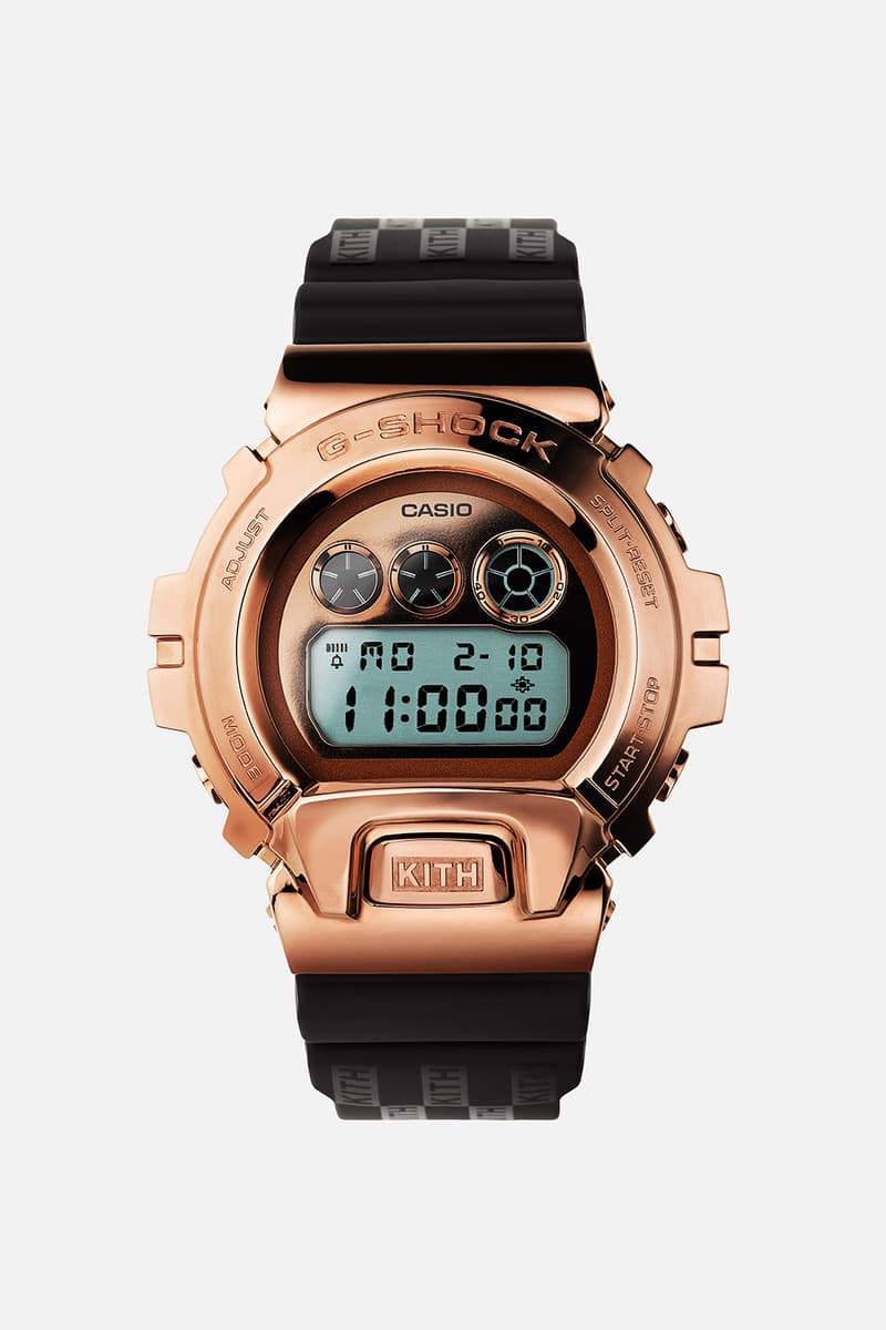 KITH and G-SHOCK Upgrade the GM-6900 Watch in Rose Gold | Hypebeast