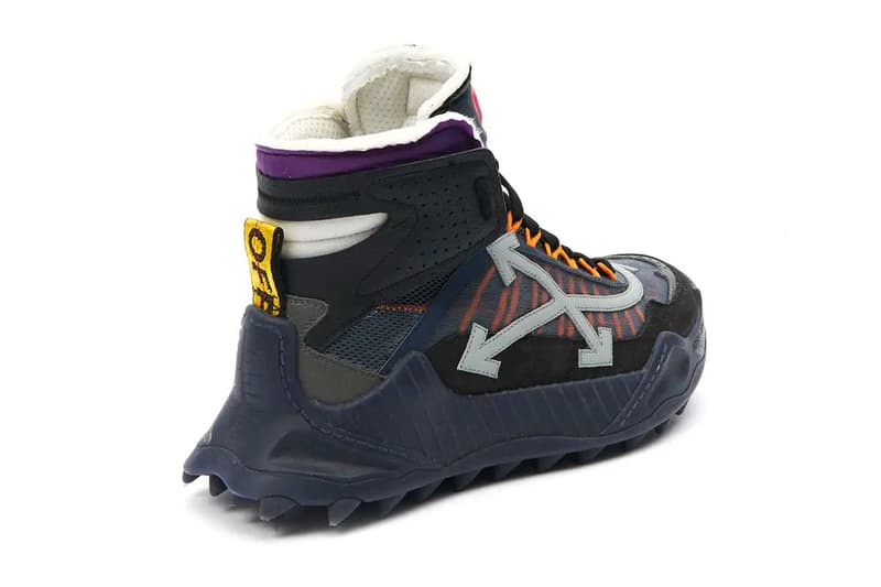 Off-White™ ODSY High-Top Sneaker White Pale, Black & Green Release ...