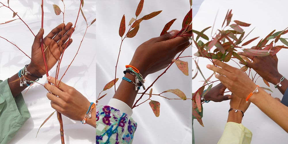 Virgil Abloh Designed UNICEF x LV Silver Lockit Bracelet | Hypebeast