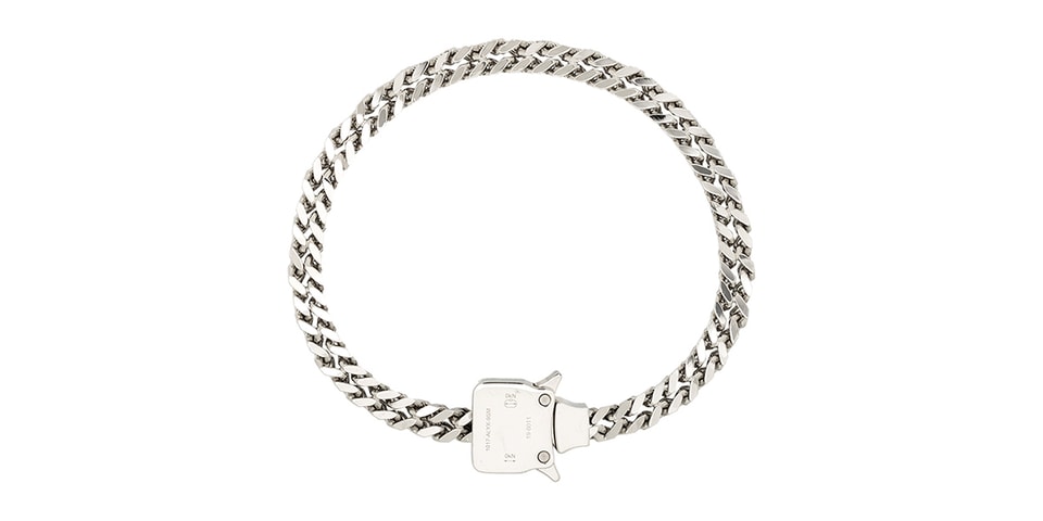 1017 ALYX 9SM Drops Silver Tone Cubix Chain Necklace | Hypebeast
