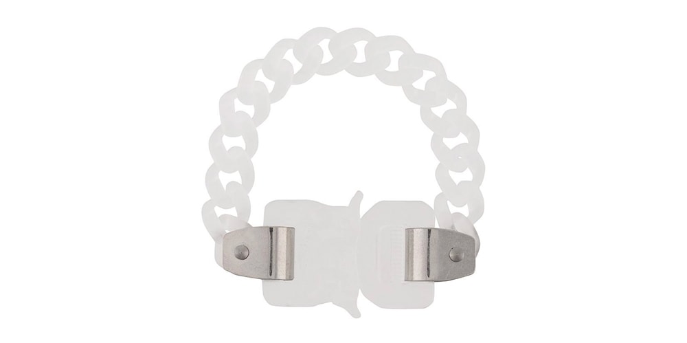1017 ALYX 9SM Transparent Chain Link Bracelet Release | Hypebeast