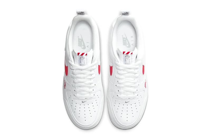 Nike Air Force 1 LV8 Utility "White/University Red" | Hypebeast