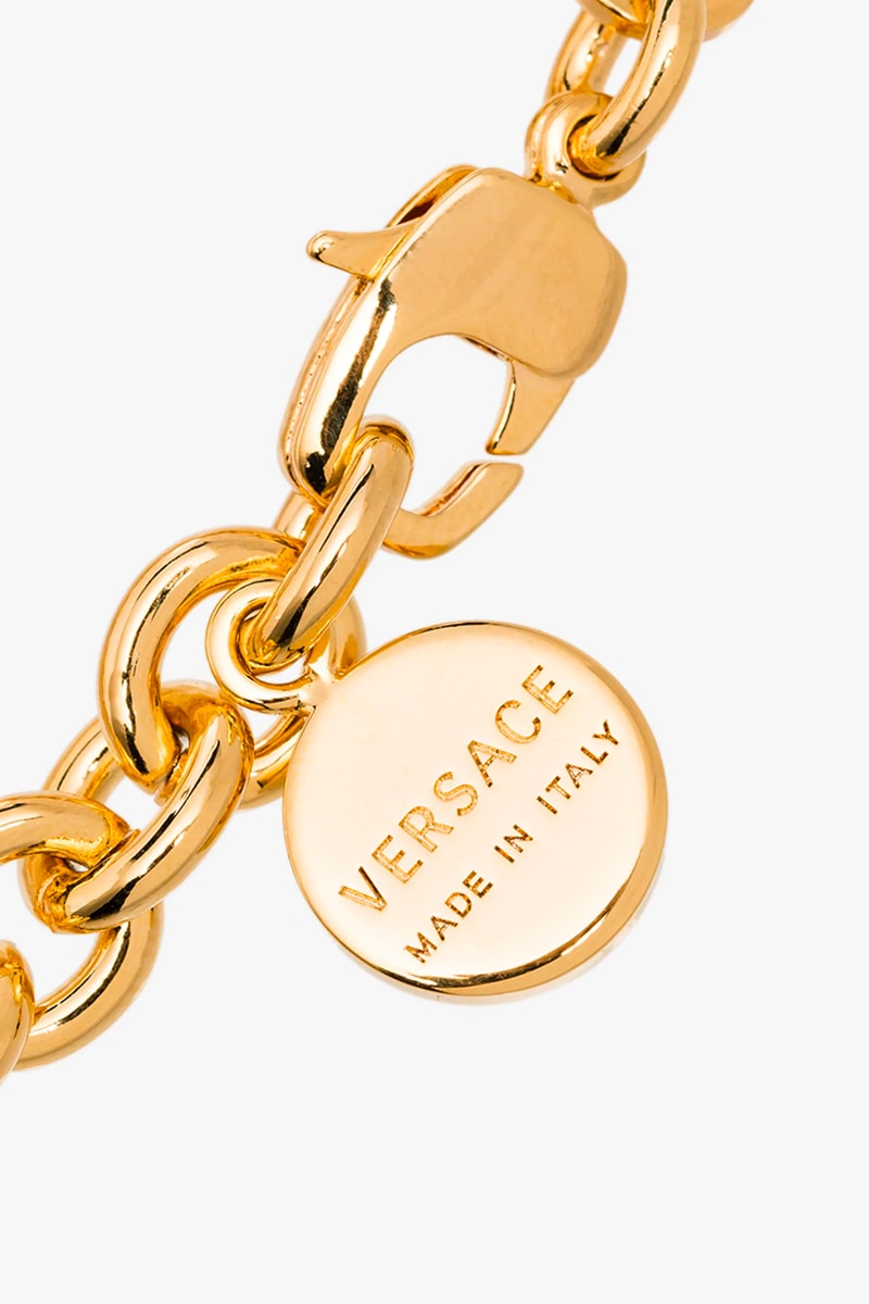 Versace Gold Medusa Medallion Chain & Bracelet Release | Hypebeast