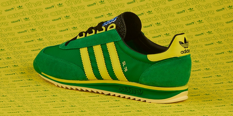 size? x adidas Originals SL76 "Green/Yellow" | HYPEBEAST