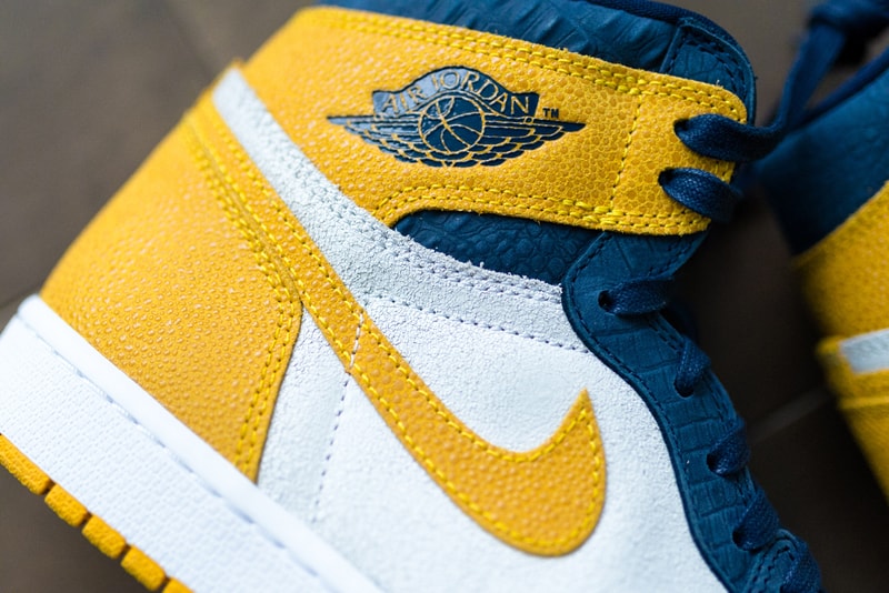 Air Jordan 1 Michigan Wolverines PE Detailed Photos | Hypebeast