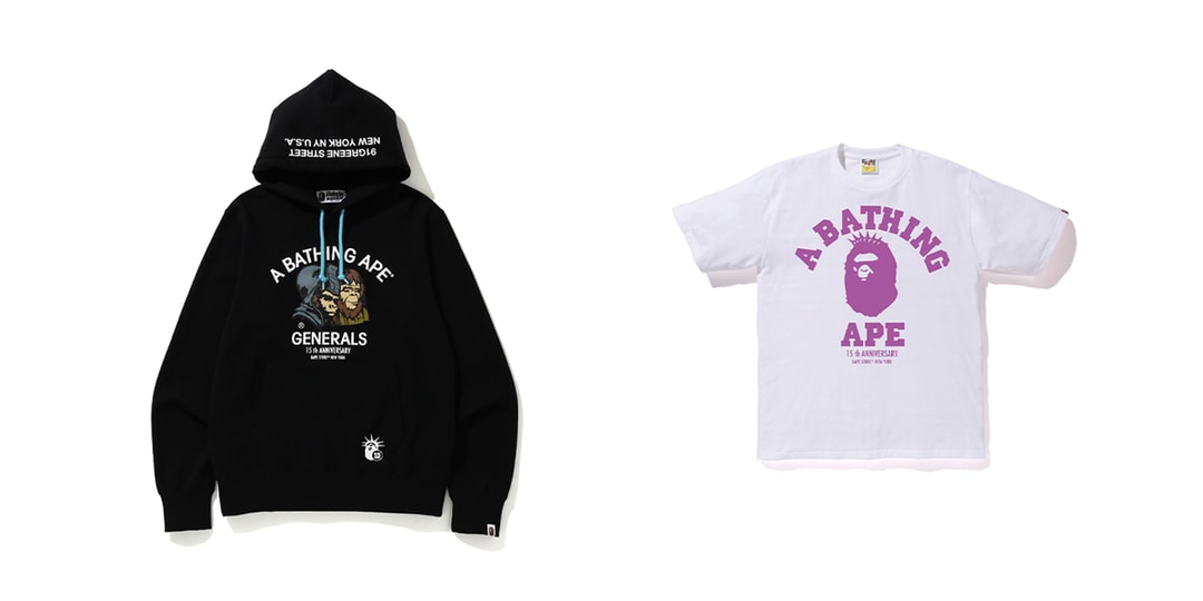 BAPE NYC Store 15th Anniversary Collection Items | Hypebeast