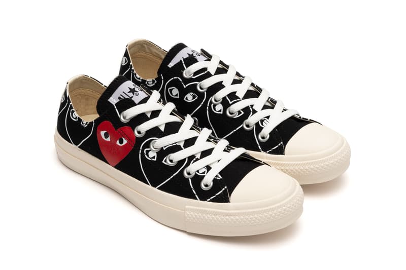 COMME des GARÇONS PLAY x Converse Chuck 70 Heart Print | Hypebeast