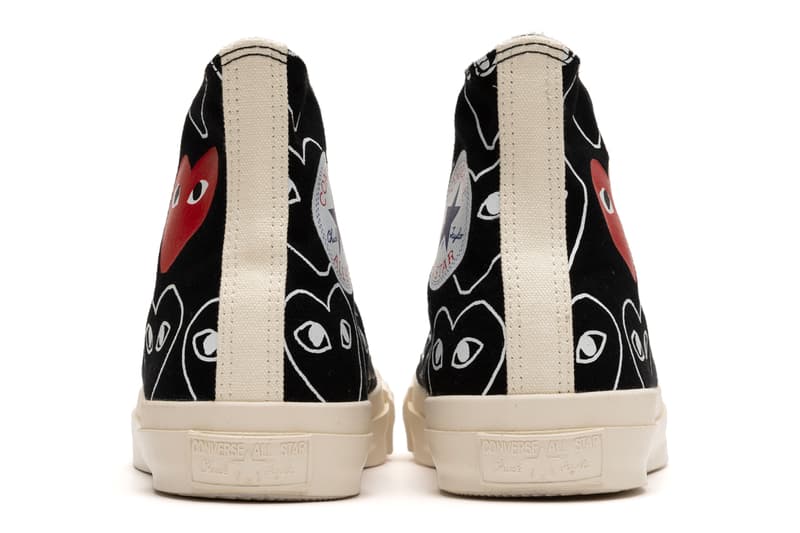 COMME des GARÇONS PLAY x Converse Chuck 70 Heart Print | Hypebeast