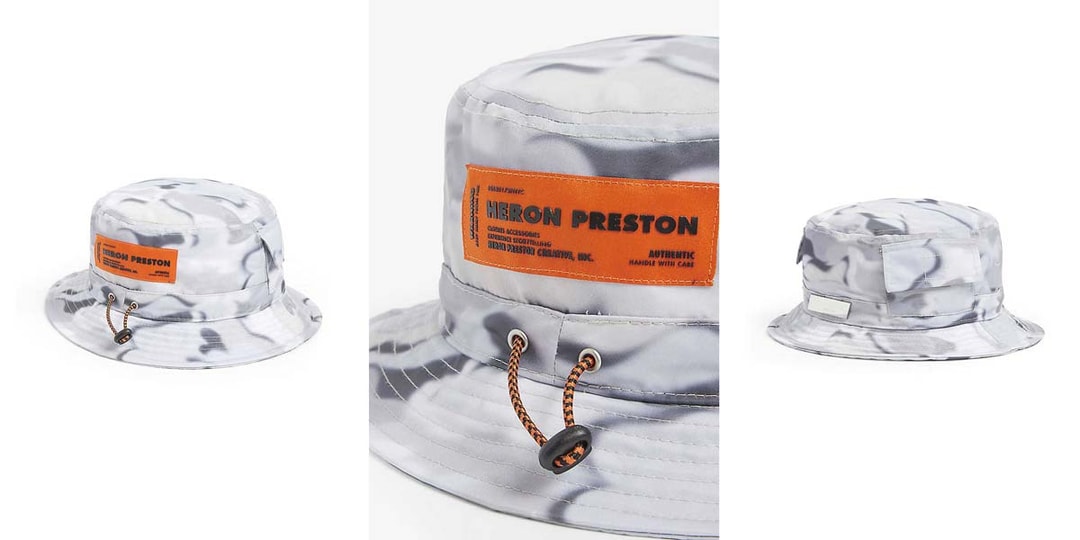 Heron Preston SS20 Camouflage-Print Nylon Bucket Hat | Hypebeast