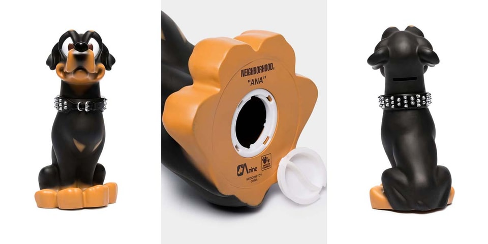 NEIGHBORHOOD Black Rottweiler Dog Money Box Ceramic | Hypebeast