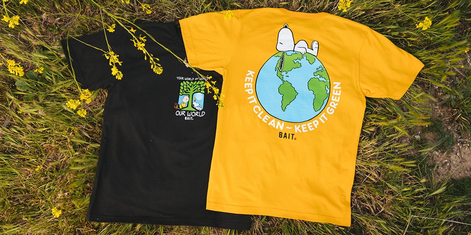'Peanuts' x BAIT Announce Sustainable Earth Day Capsule | HYPEBEAST