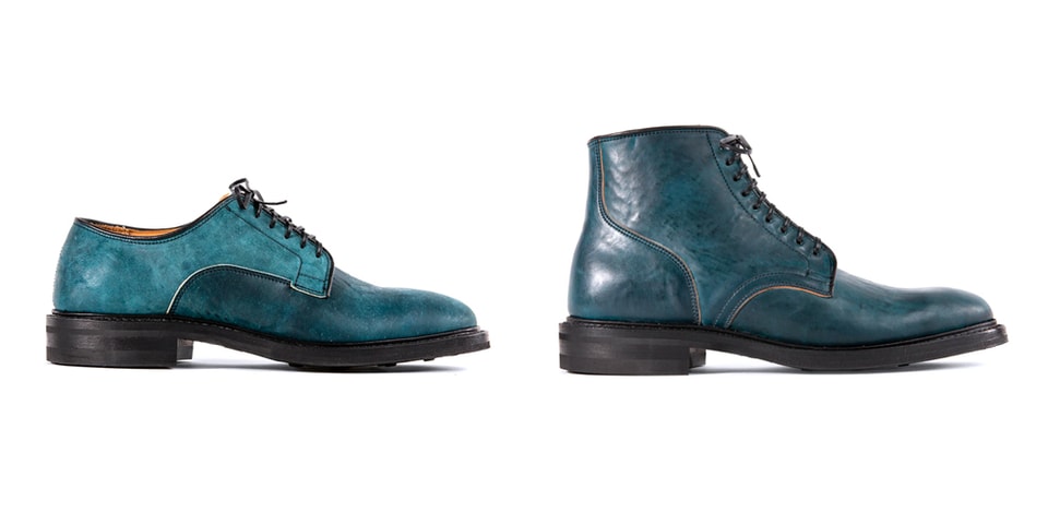 Viberg Intense Blue Tumbled Shell Cordovan Release | Hypebeast