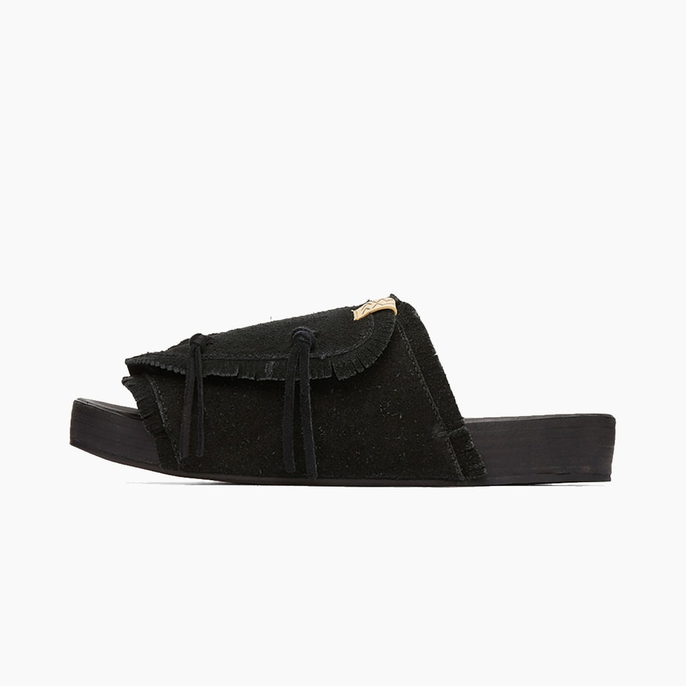 visvim Christo Shaman Folk Sandals in Black 2020 | Drops | Hypebeast