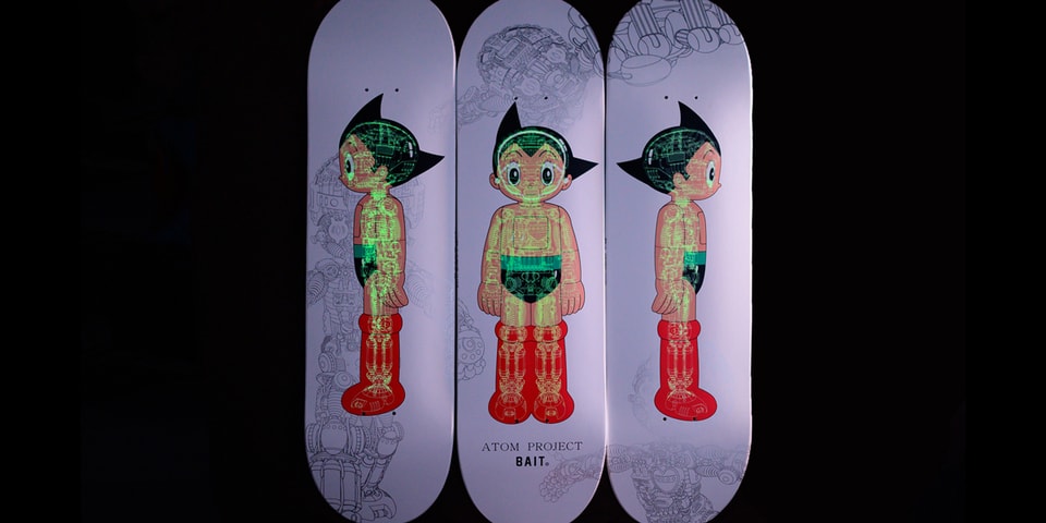 BAIT x Astro Boy Glow-In-The-Dark Skateboard Decks | Hypebeast