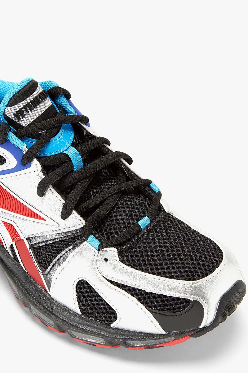 Vetements x Reebok Spike Runner 200 "Red/Blue/Silver" | Hypebeast