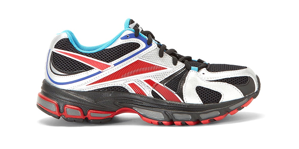 Vetements x Reebok Spike Runner 200 "Red/Blue/Silver" | Hypebeast