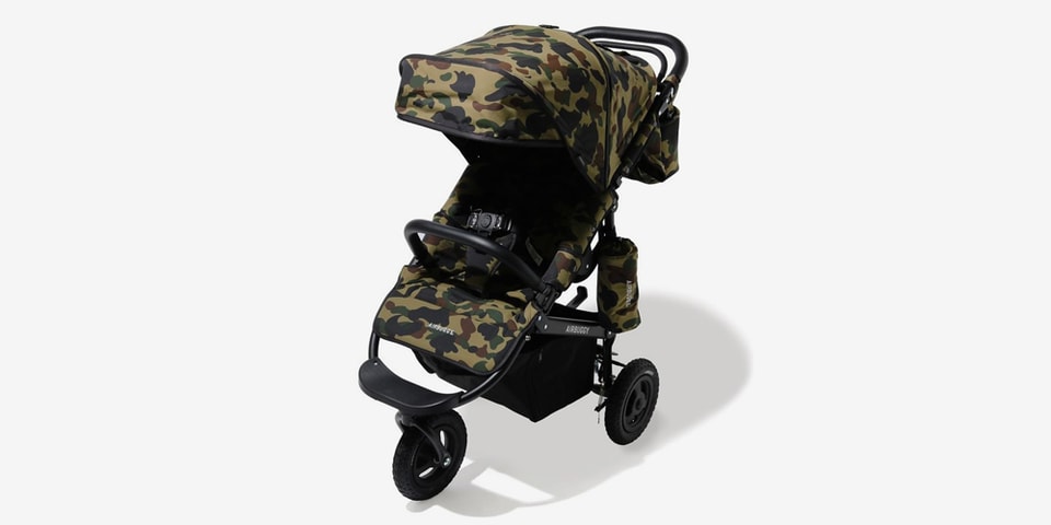 BAPE 1ST CAMO AIRBUGGY Stroller Release | Hypebeast