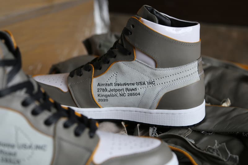 Off-White x Air Jordan 1 Custom, Ceeze x Aircraft Solutions | Hypebeast