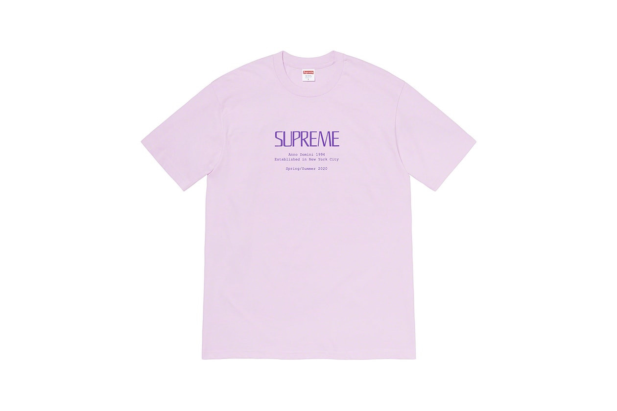 Supreme 2020 夏季 T-Shirt 系列正式公开 | Hypebeast