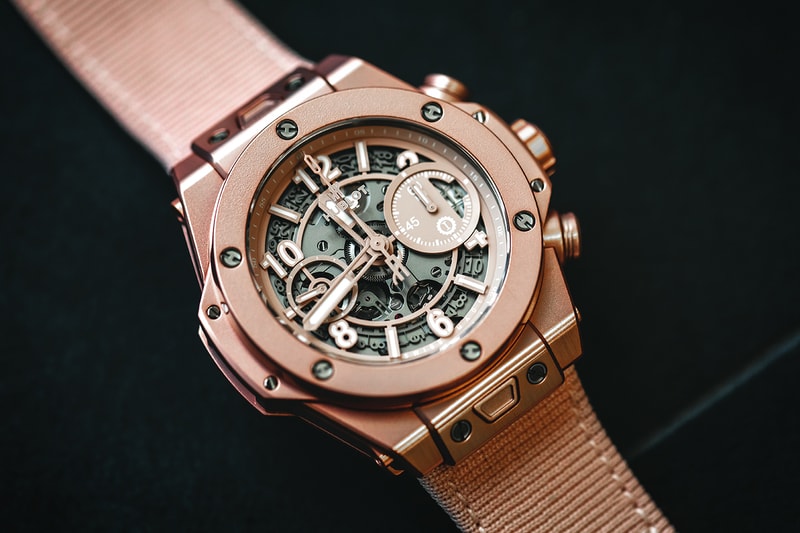Garage Italia x Hublot Millennial Pink Big Bang Chronograph | Hypebeast