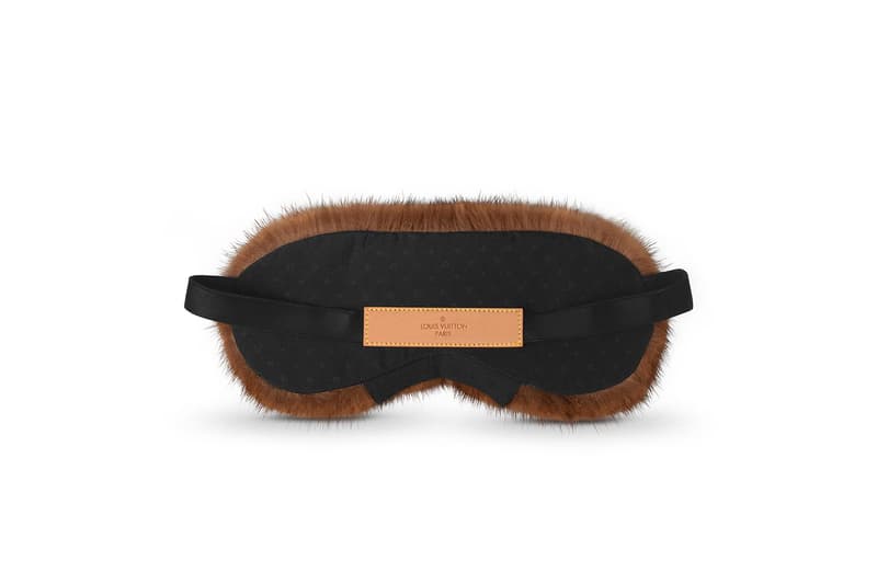 Louis Vuitton Mink Fur Sleep Eye Mask | Hypebeast