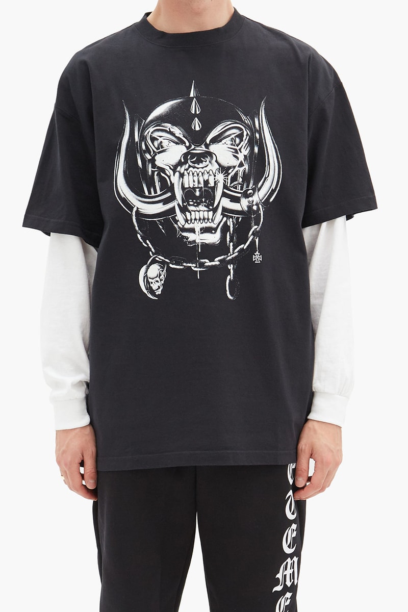 Vetements Honors Motörhead's 2010 World Tour | Hypebeast