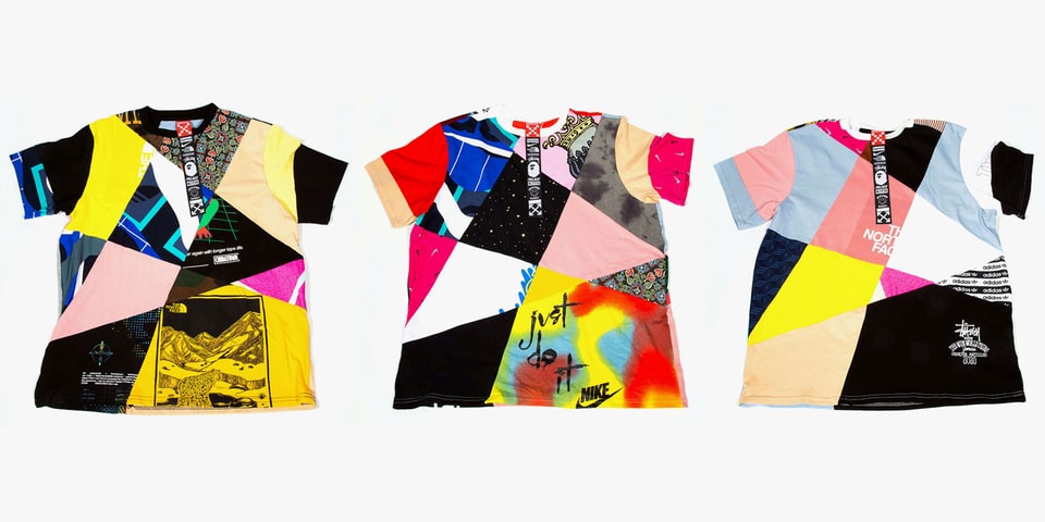 MSCHF X $1010.10 USD Patchwork Collab T-Shirts | HYPEBEAST