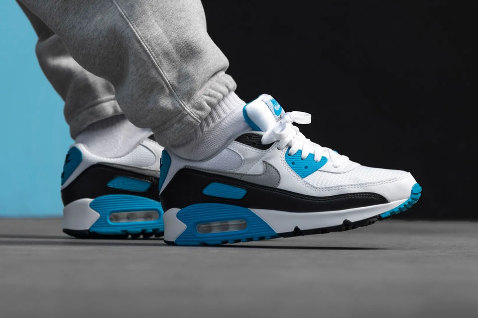 Nike Air Max 90 Blue And White Nike Air Max 90 'Laser Blue' 2020 The
