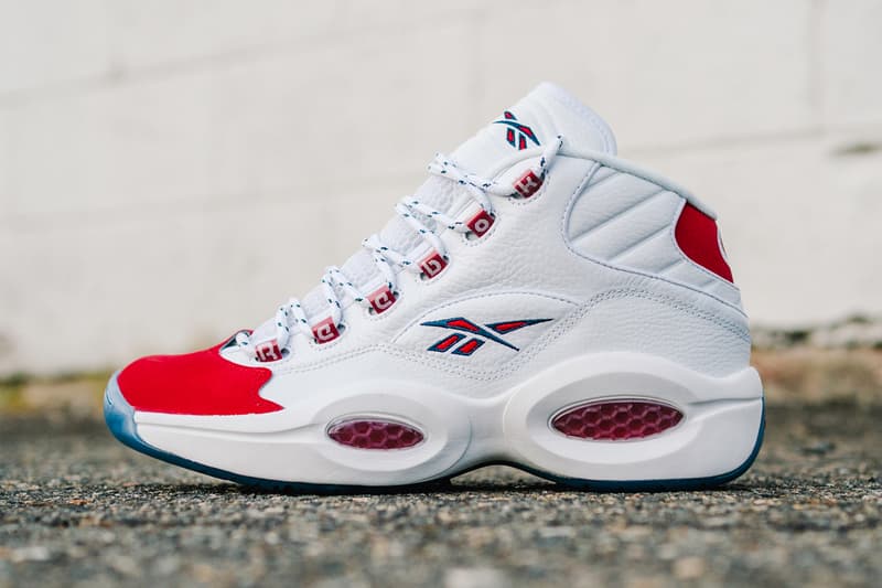 Reebok Question Mid "Red Toe" 25th Anniversary | Hypebeast