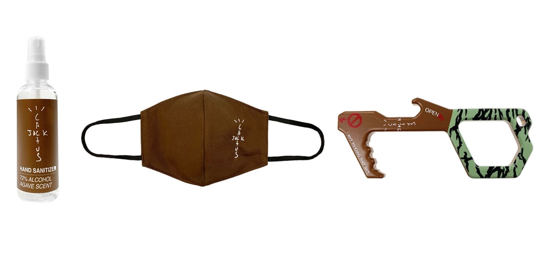 Travis Scott Cactus Jack Hand Sanitizer, Face Mask, SafeTouch | Hypebeast