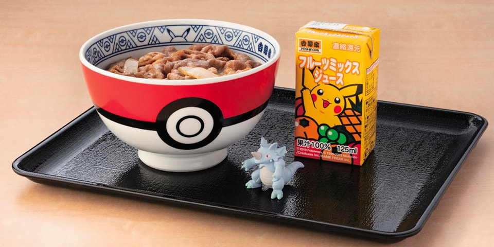 Yoshinoya's Pokémori Served in Poké Ball Bowls | HYPEBEAST