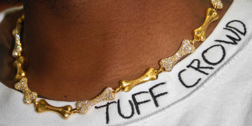 Jason of Beverly TUFF CROWD Diamond Bone Necklace | HYPEBEAST