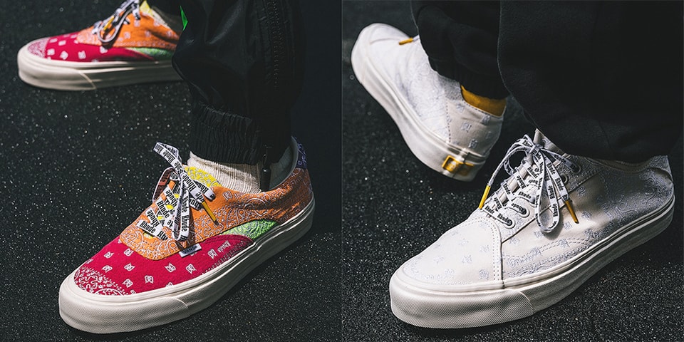 RHUDE x Vans Diamo & Acer Ni Bandana-Inspired Collab | Hypebeast
