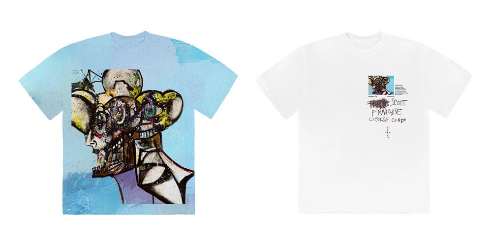 Travis Scott Portrait "FRANCHISE" T-Shirt Merch | Hypebeast
