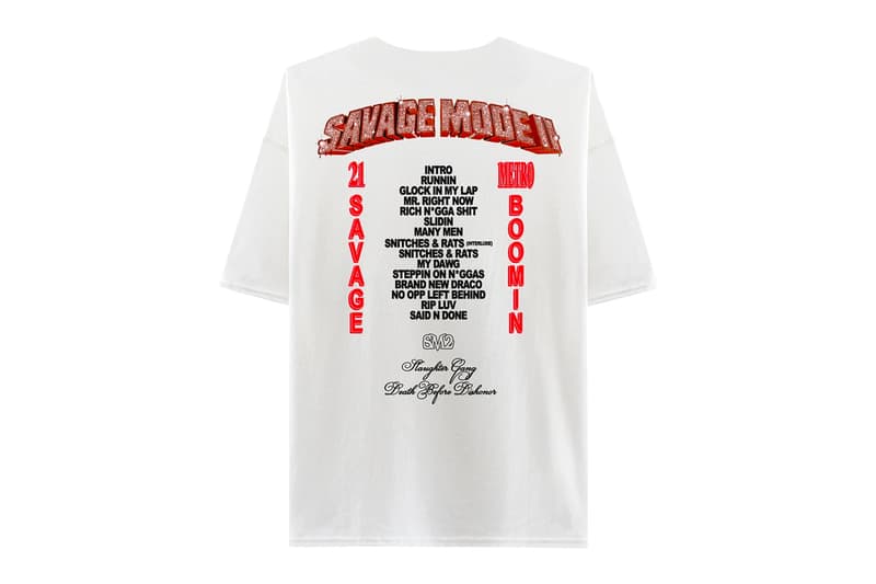 21 Savage x Metro Boomin 'Savage Mode 2' Merch | Hypebeast