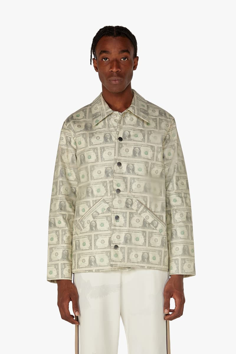 3.PARADIS Crafts Coach Jacket & Tote From Real $1 Bills | Hypebeast