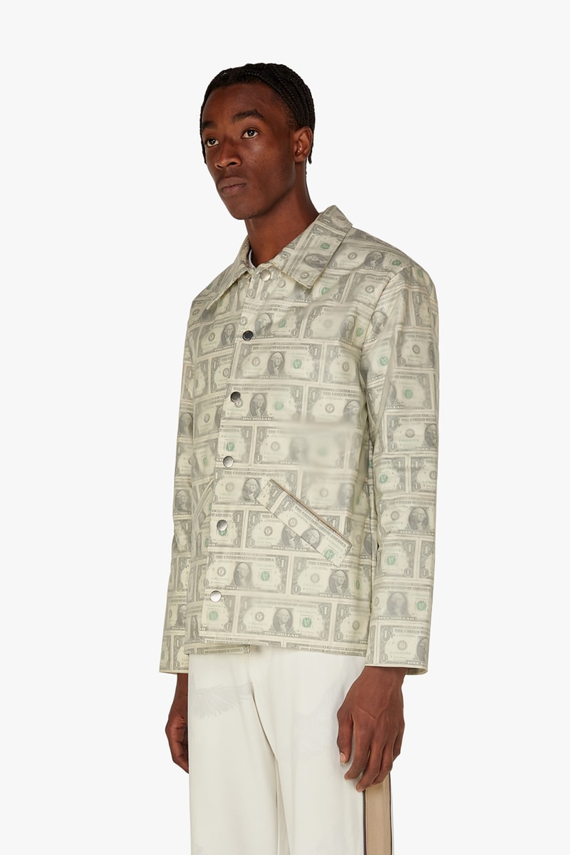 3.PARADIS Crafts Coach Jacket & Tote From Real $1 Bills | Hypebeast