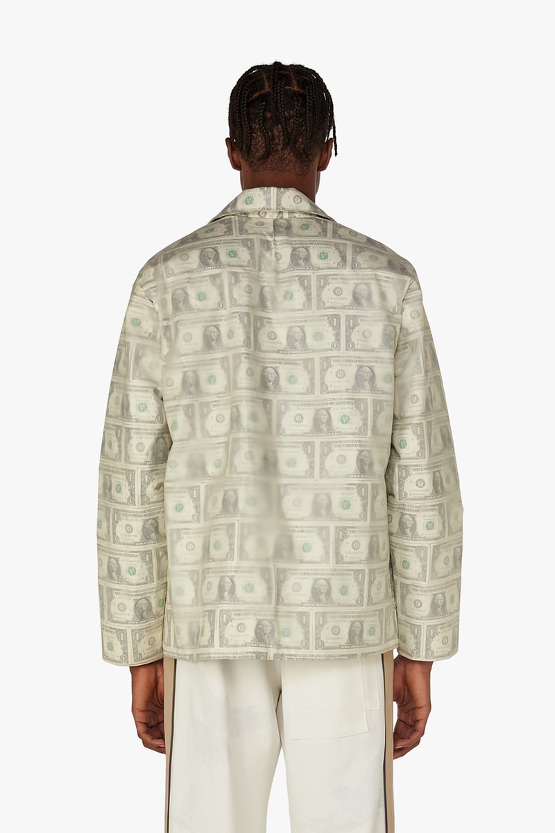 3.PARADIS Crafts Coach Jacket & Tote From Real $1 Bills | Hypebeast