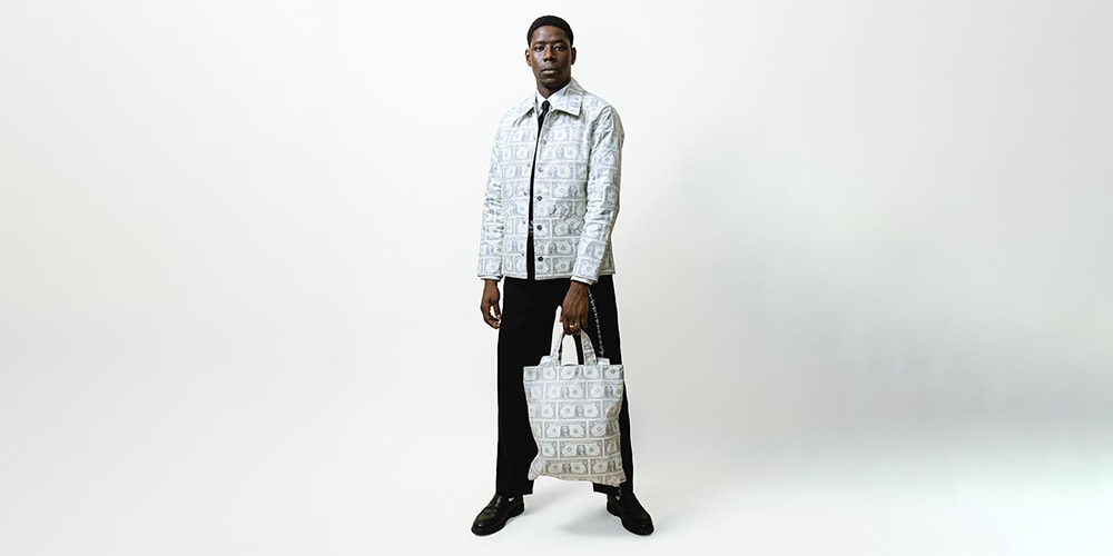 3.PARADIS Crafts Coach Jacket & Tote From Real $1 Bills | Hypebeast