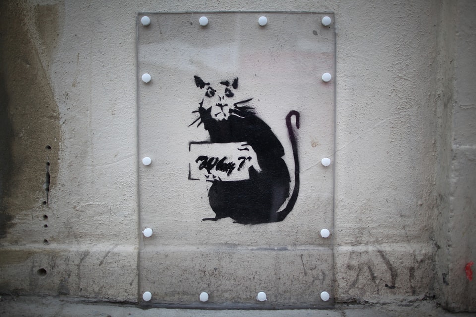 Banksy Street Art Rats