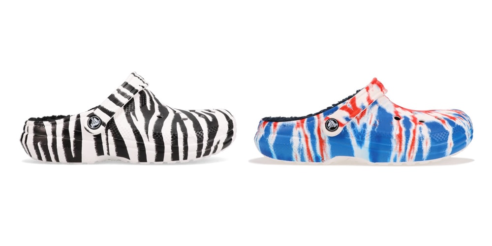 Crocs Lined Zebra/Tie-Dye Release Information | Hypebeast