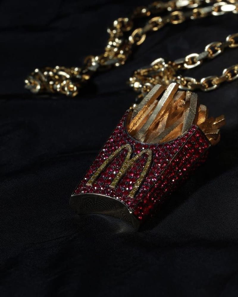J Balvin x McDonald's Pendants by Saint Jewels | Hypebeast