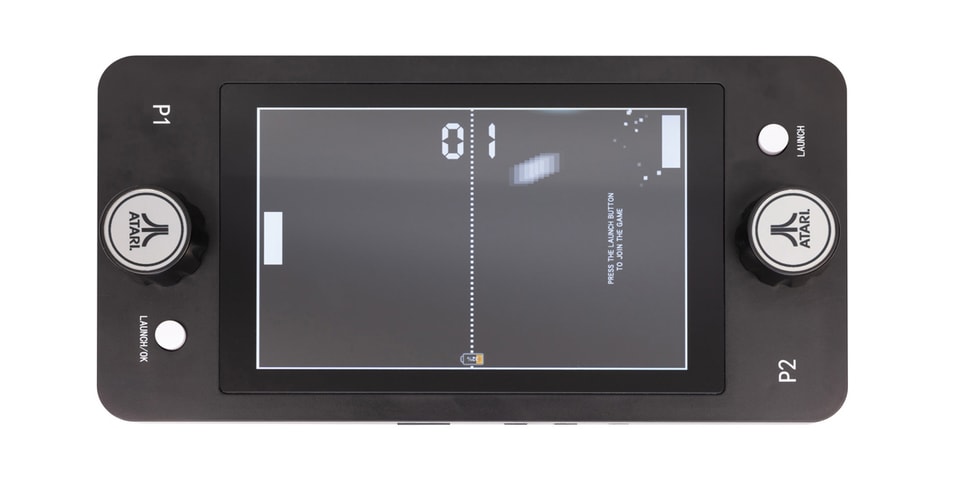 UNIS Technology Atari Mini PONG Jr. Machine Info | Hypebeast