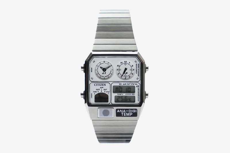 BEAMS Citizen Ana-Digi Temp Handwritten Watch | Hypebeast