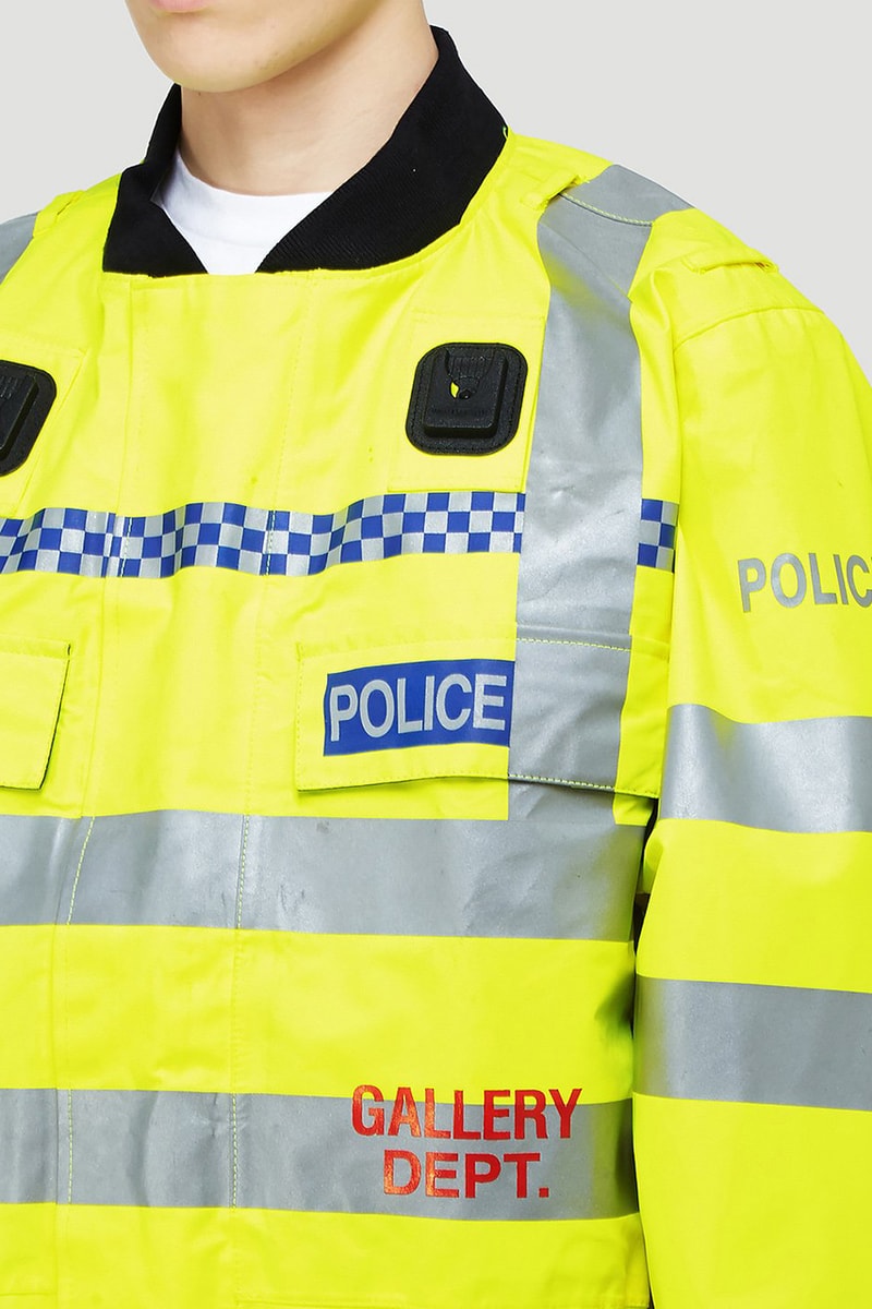 GALLERY DEPT. Toxic Bomber Jacket Taps Police Uniform | Hypebeast